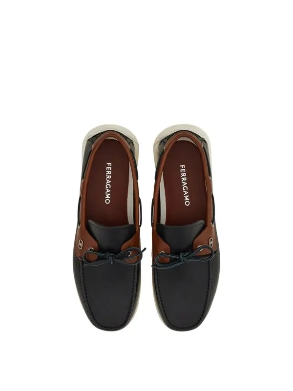 FERRAGAMO Leather Loafers