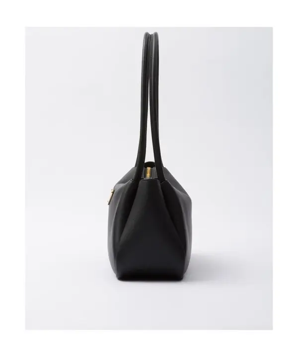 Prada Medium Handbag With Enamel Triangle Logo