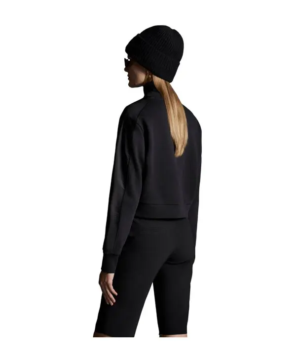 Moncler Cropped Logo Lettering Sweatshirt