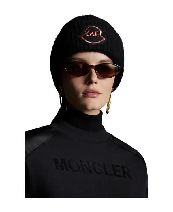 Moncler Cropped Logo Lettering Sweatshirt