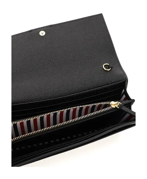 Thom Browne Logo Patch Chain Shoulder Bag