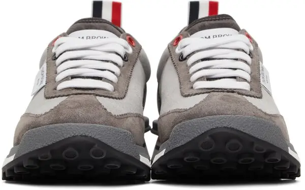 Thom Browne Tech Runner Sneakers - Light Gray