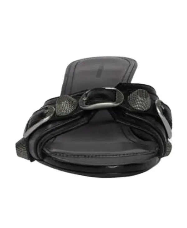 Balenciaga Cagole M40 Arena Slip-on Sandals - Black