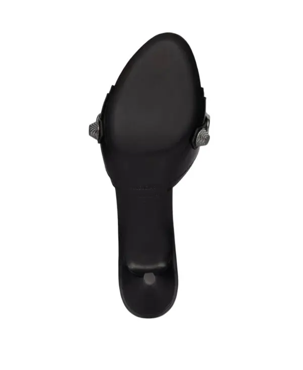 Balenciaga Cagole M40 Arena Slip-on Sandals - Black