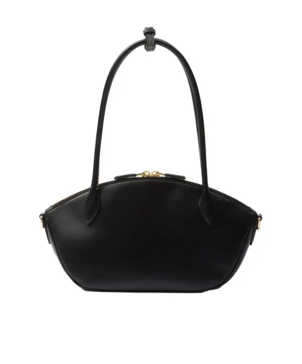 Prada Logo Plaque Tote Bag