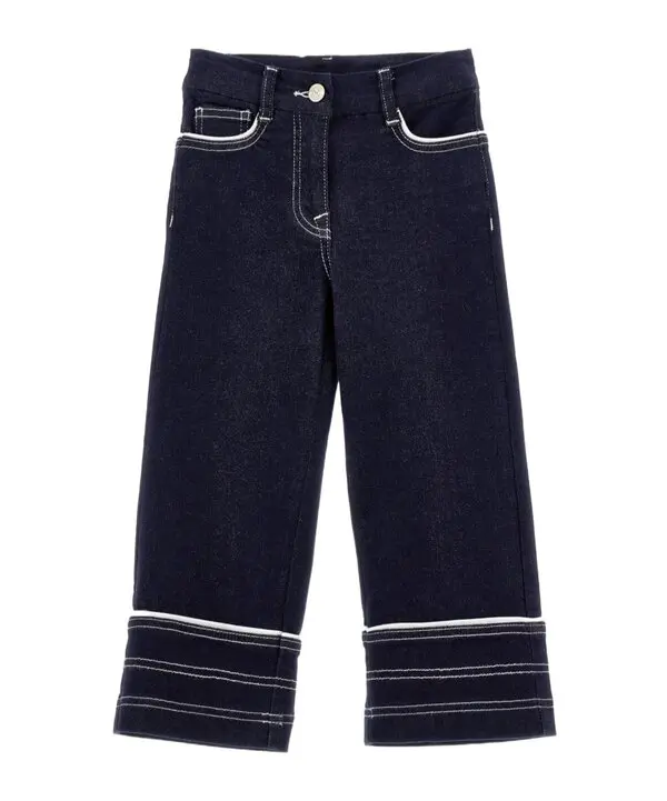 Monnalisa Heart Pocket Flared Jeans