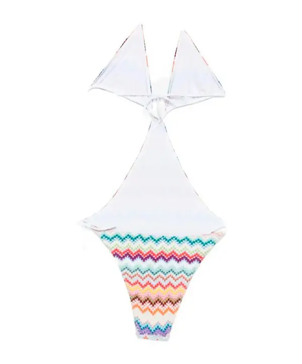 Missoni Zigzag Pattern Bikini - Pink