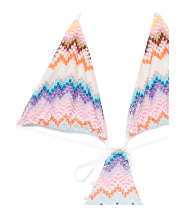 Missoni Zigzag Pattern Bikini - Pink