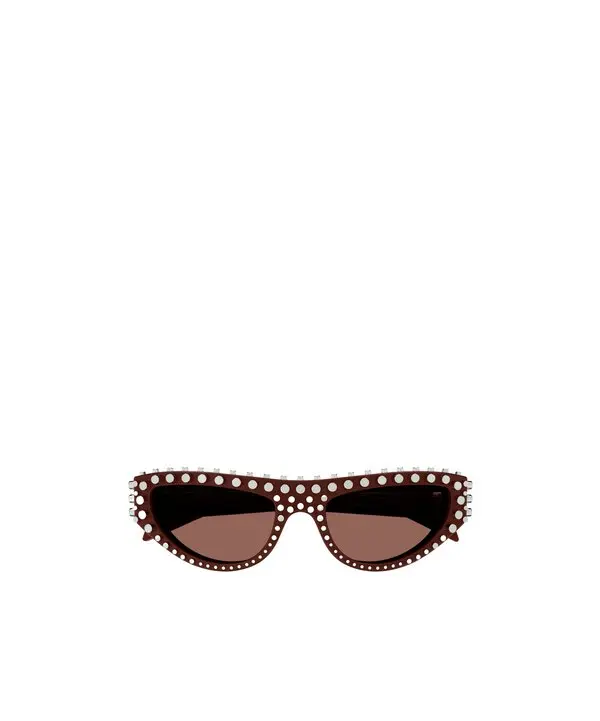 Gucci Gg1919s Studded Cat-eye Sunglasses - Brown