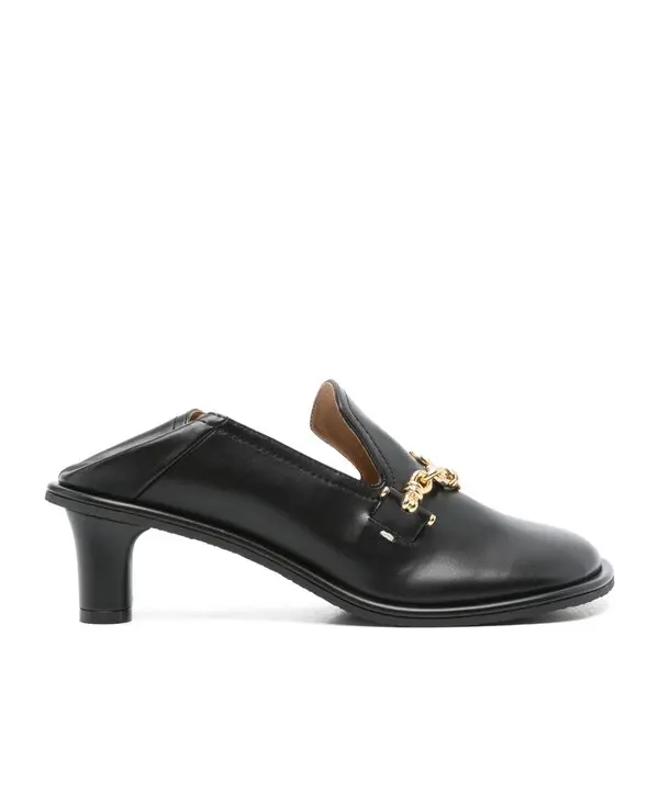 Stella McCartney Chain Detail High Heel Loafers
