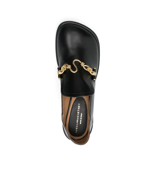 Stella McCartney Chain Detail High Heel Loafers