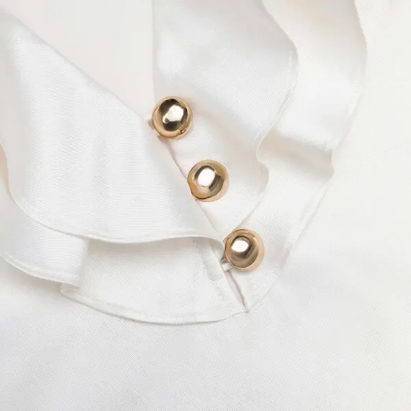 SELF-PORTRAIT Ruffled Bell Sleeve Blouse