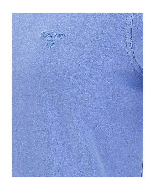 Barbour Logo Round Collar Short-sleeved T-shirt