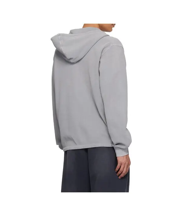 WOOYOUNGMI Open Front Hooded Sweatshirt