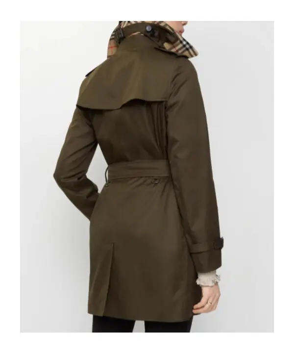 Burberry Double-breasted Trench Coat - Juniper Green