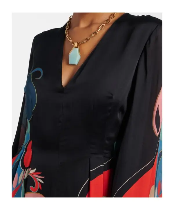 Etro Paisley Silk Maxi Dress