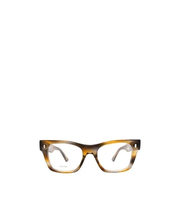 Celine Geometric Frame Eyeglasses - Multicolor