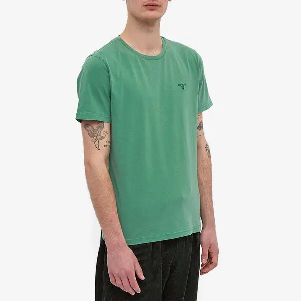 Barbour Logo Round-neck T-shirt