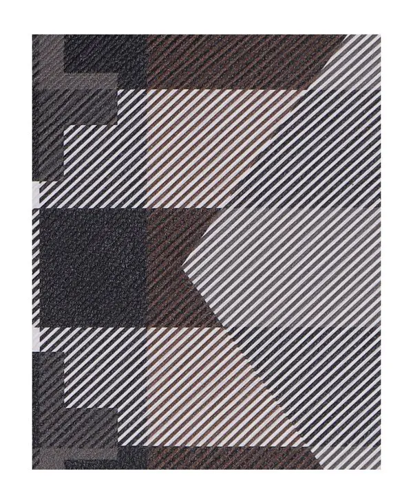 Burberry Double Folded Purse With Checkered Pattern