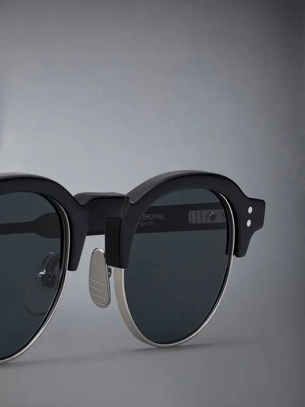 Thom Browne Oval Frame Sunglasses