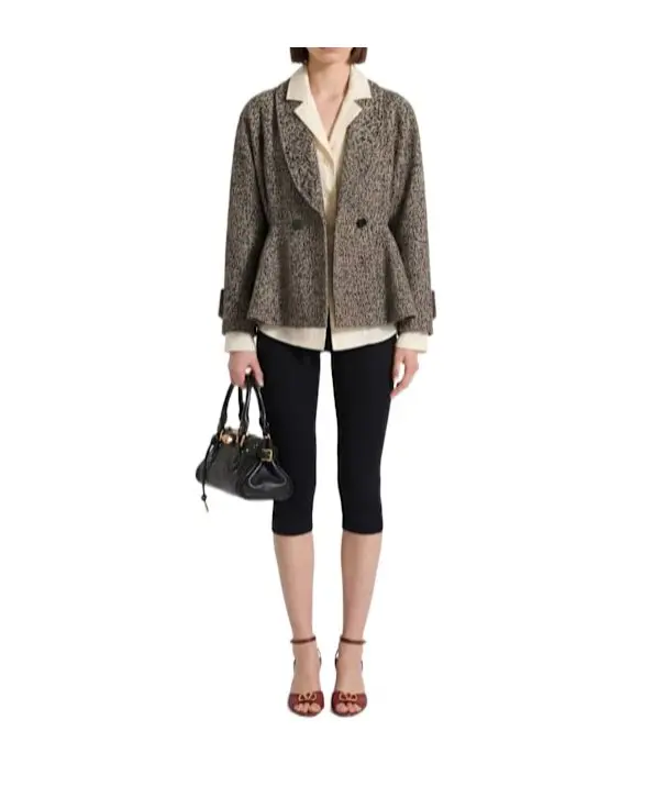 Chloé Wool Chevron Jacket