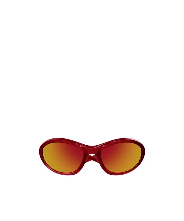 Balenciaga Cat Eye Frame Sunglasses - Red