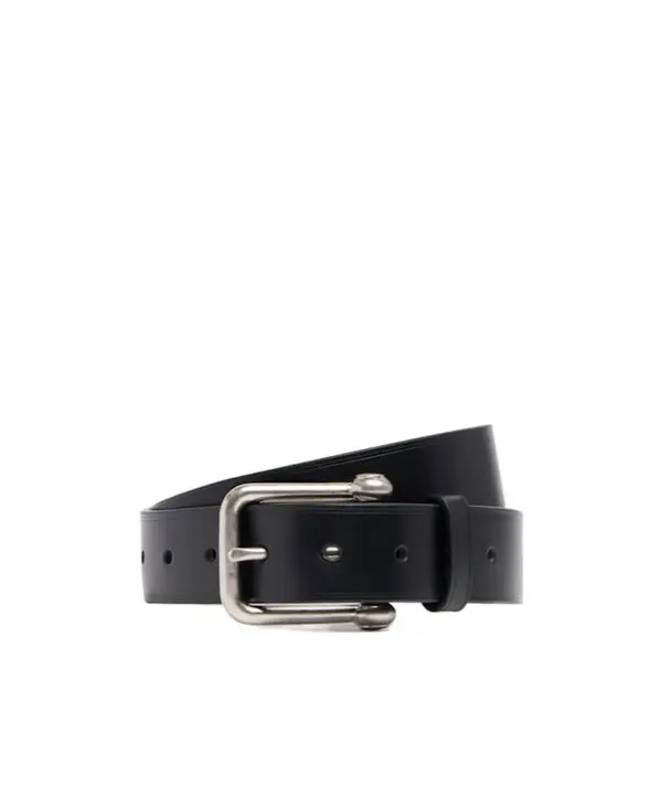 ANN DEMEULEMEESTER 3.5cm Marin Archive Buckle Belt - Black