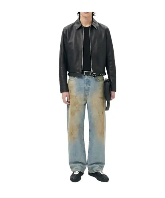 Acne Studios Leather Biker Jacket