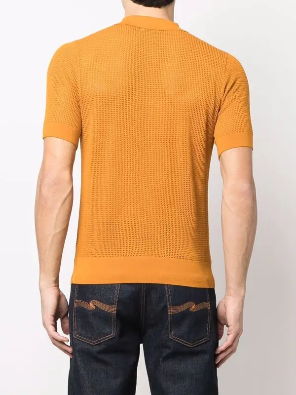 Dries Van Noten Short-sleeved Knitted Polo Shirt