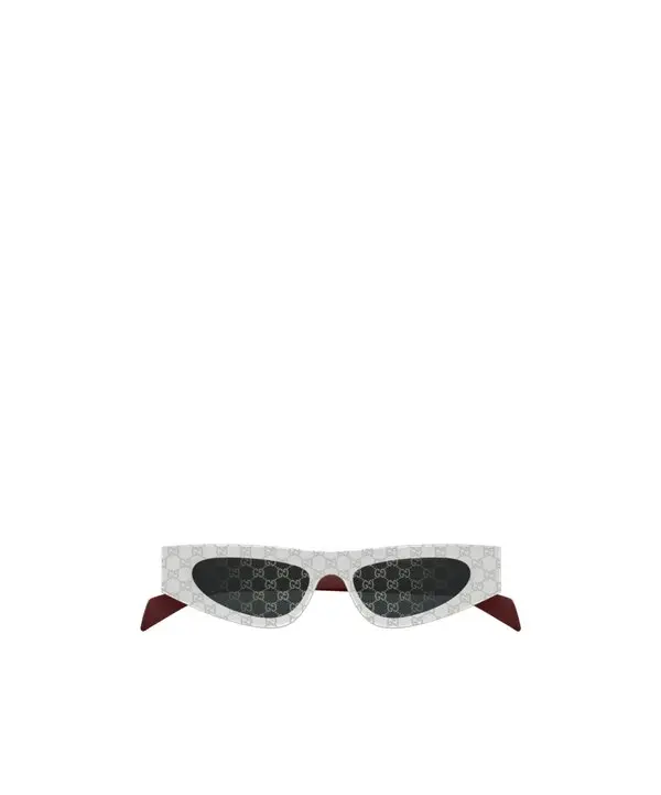 Gucci Cat Eye Frame Sunglasses - Silver