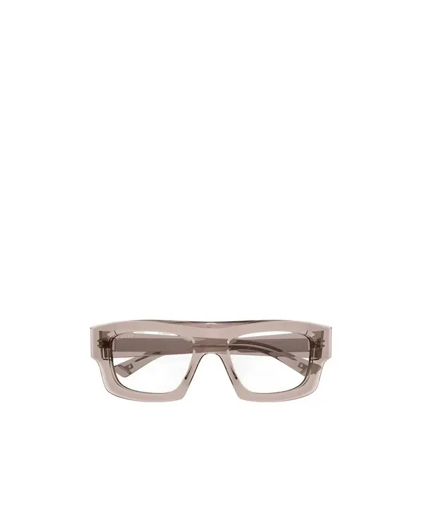Gucci Square Frame Eyeglasses - Pink