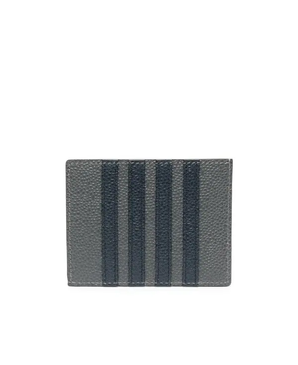 Thom Browne Stripe-tab Logo Printed Wallet