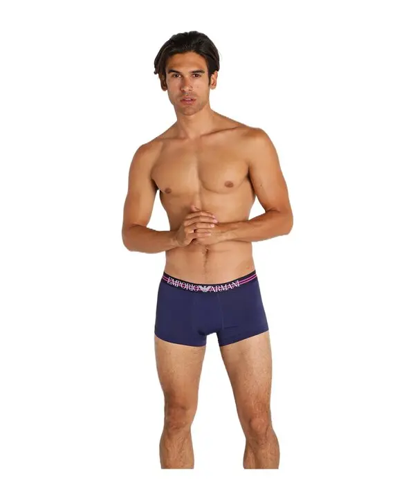 Emporio Armani Elastic Waist Underwear - Blue
