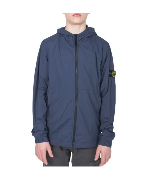 Stone Island Zip-front Hooded Rain Jacket