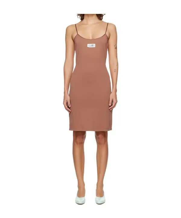 MAISON MARGIELA Logo Patch" Mini Dress