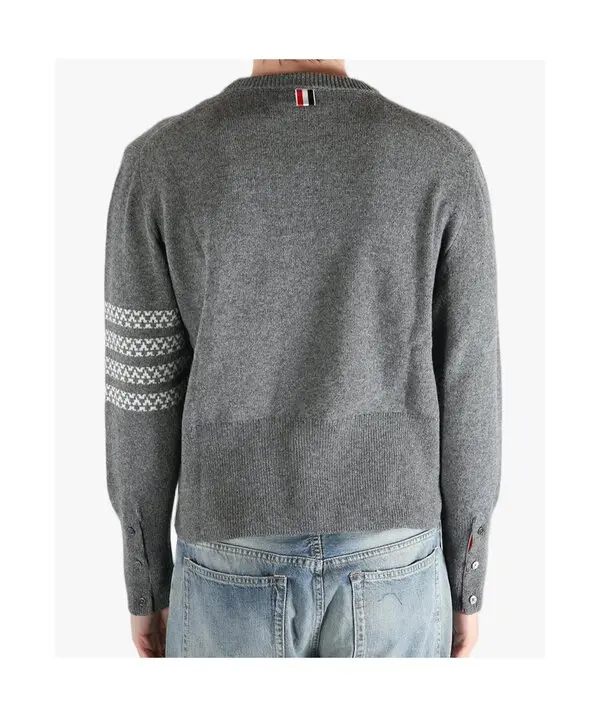Thom Browne Intarsia Dog Knitted Sweater
