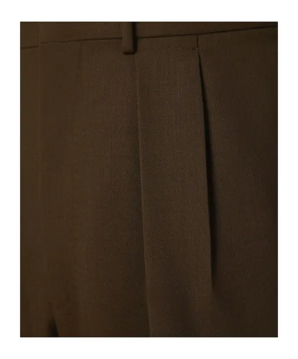 TOM FORD High Twist Twill Tailored Trousers - Black