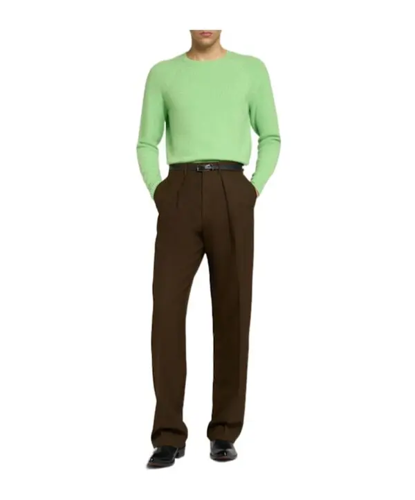 TOM FORD High Twist Twill Tailored Trousers - Black