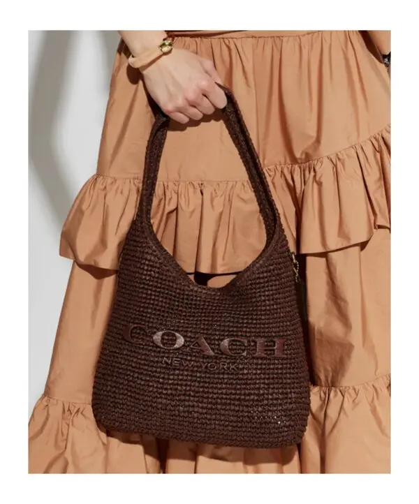 COACH Brooklyn Interwoven Tote Bag