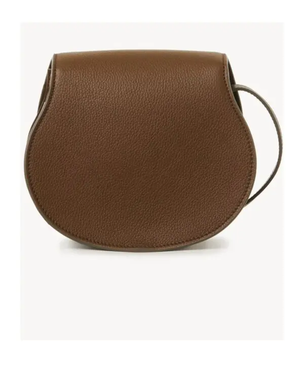 Chloé Marcie Foldover Small Saddle Bag - Deep Khaki