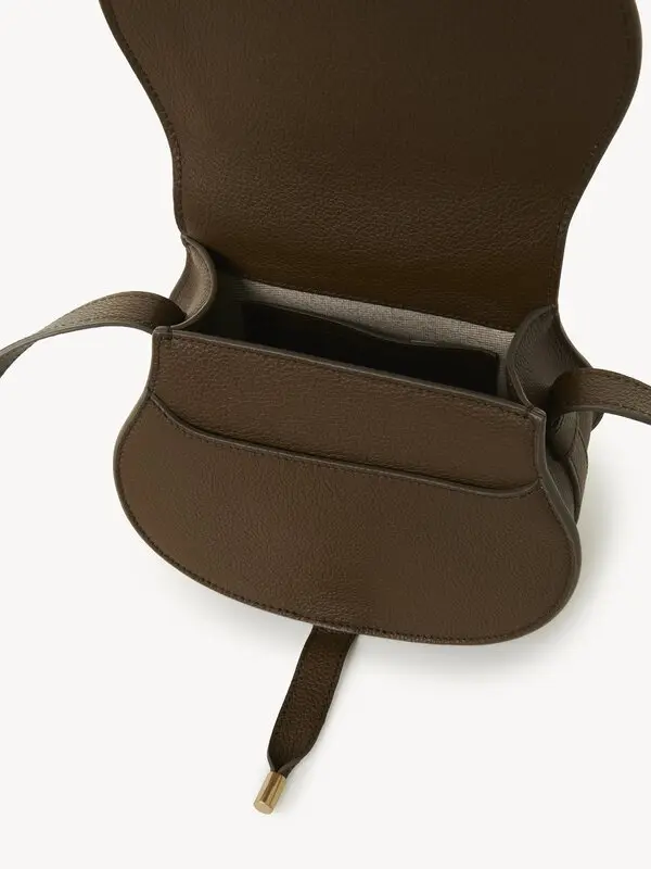 Chloé Marcie Foldover Small Saddle Bag - Deep Khaki