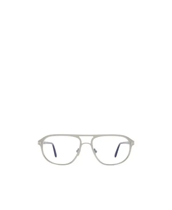 TOM FORD Aviator Metal Frame Eyeglasses - Gray