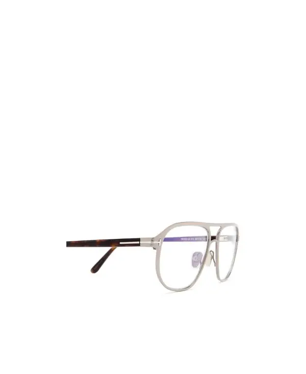 TOM FORD Aviator Metal Frame Eyeglasses