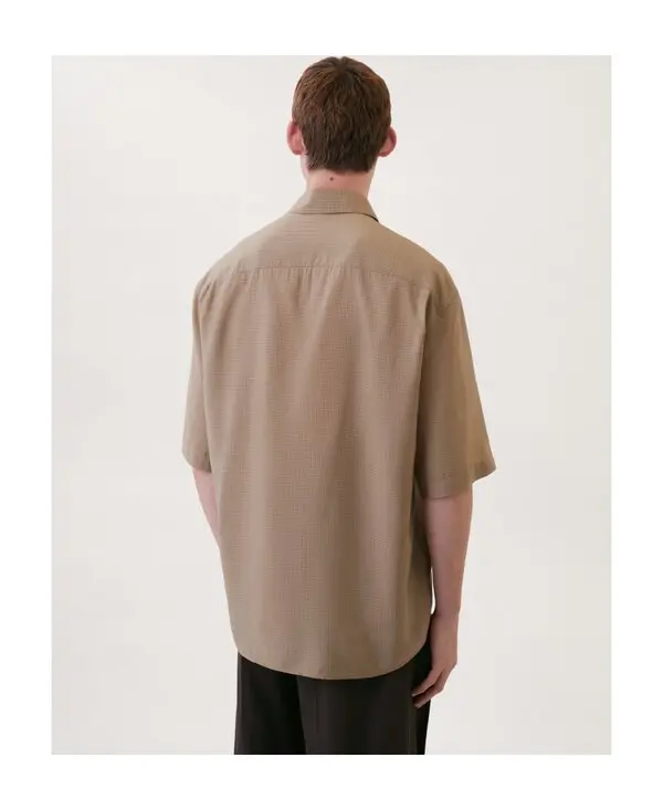 LEMAIRE Grid-pattern Pocket Shirt