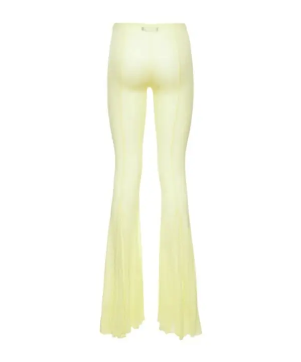 Blumarine Viscose Jersey Flared Pants