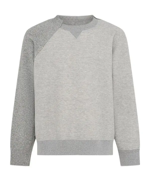 Sacai Wool Knit Sponge Sweatshirt