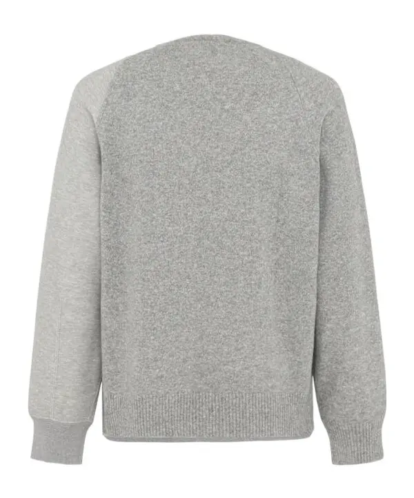 Sacai Wool Knit Sponge Sweatshirt