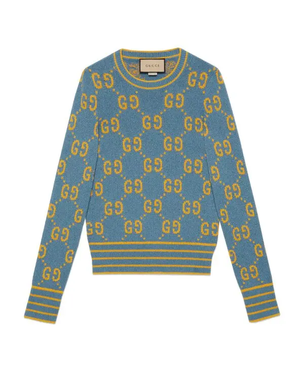 Gucci Gg Supreme Knitted Top