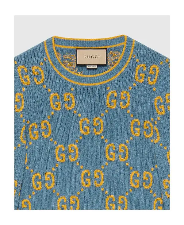 Gucci Gg Supreme Knitted Top