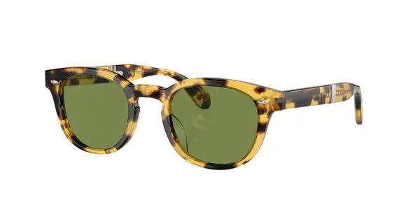 Oliver Spencer Tortoiseshell Design Fold-over Sunglasses